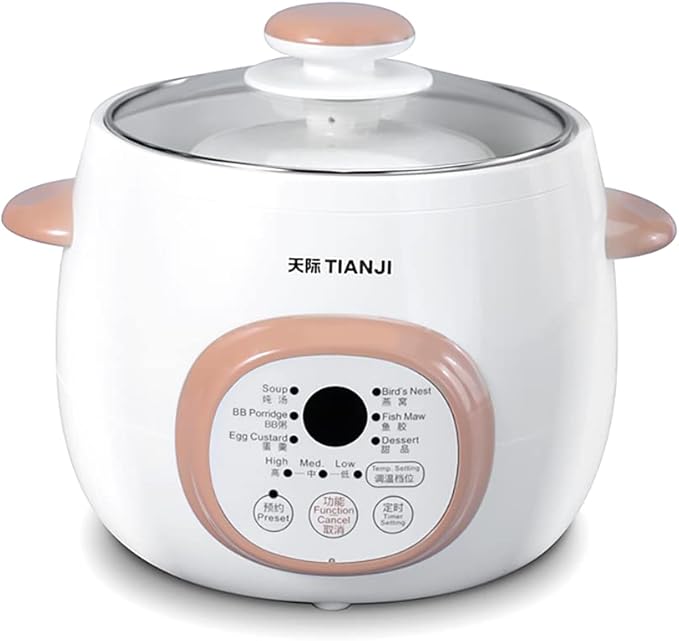 Tianji Electric Stew Pot, Ceramic Soup Porridge Cooker, Slow Cookers ...