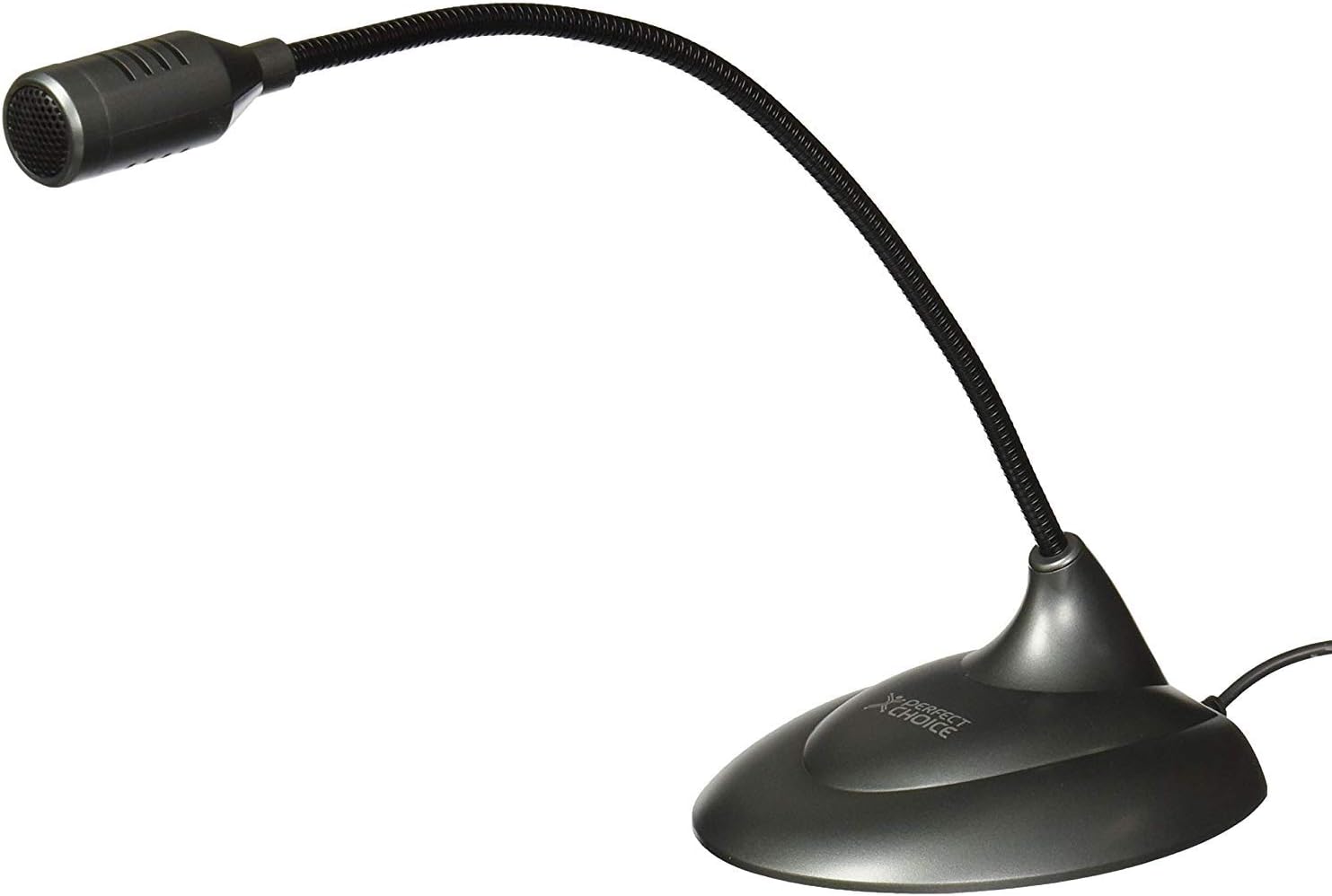 Perfect Choice Microfono para PC Flexible, Cuenta con Base con Salida ...