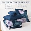 Amazon.com: WONGS BEDDING Botanical Comforter Set King, 7 Pieces ...