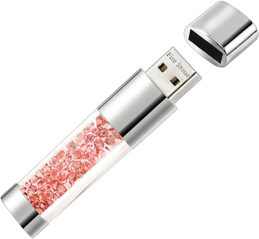 Amazon.com: Lovely Diamond USB 2.0 Flash Drive Data Storage Memory ...