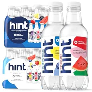 Amazon.com: Hint Bottled Water, Best Sellers Variety Pack Bundle - Purified Flavored Water with ...