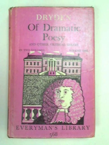 Of dramatic poesy and other critical essay: Dryden, John: Amazon.com: Books