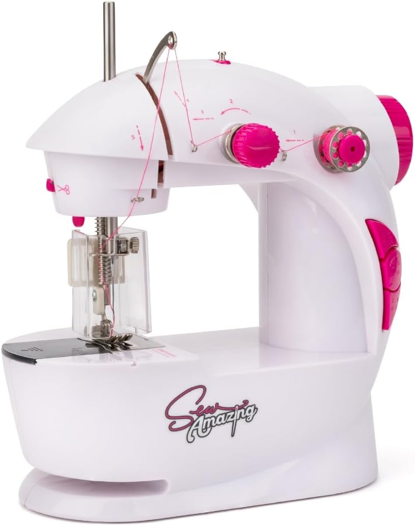 Amazon.com: Wilton Bradley Sew Amazing – Kids' Sewing Machine Kit for ...