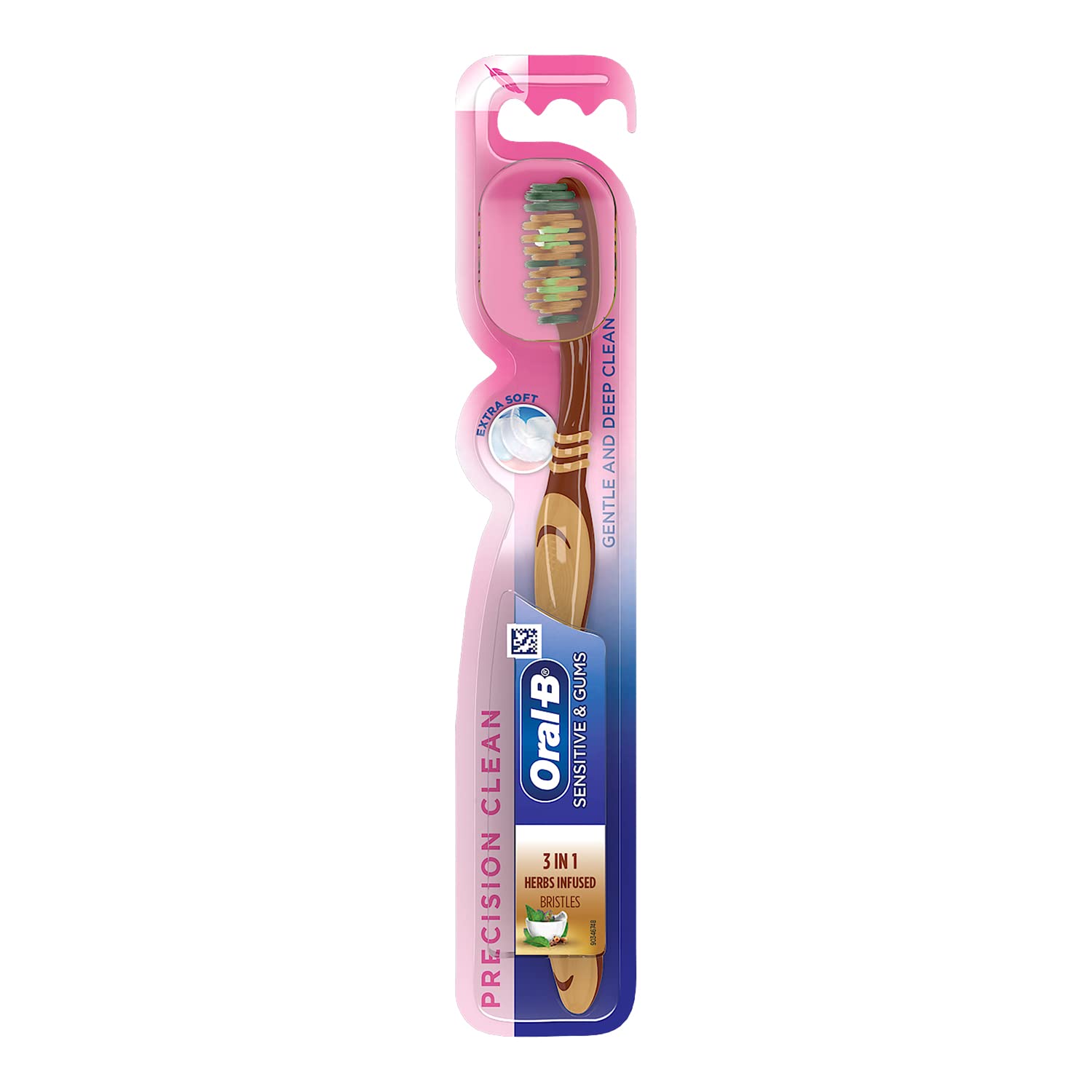 Buy Oral-B Sensitive & Gums Precision Clean Toothbrush 3 In 1 Herbs ...