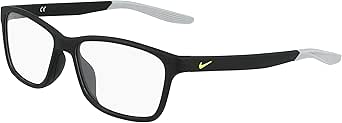 Amazon.com: Nike 5048 001 Eyeglasses Matte Black Full Rim Rectangle ...