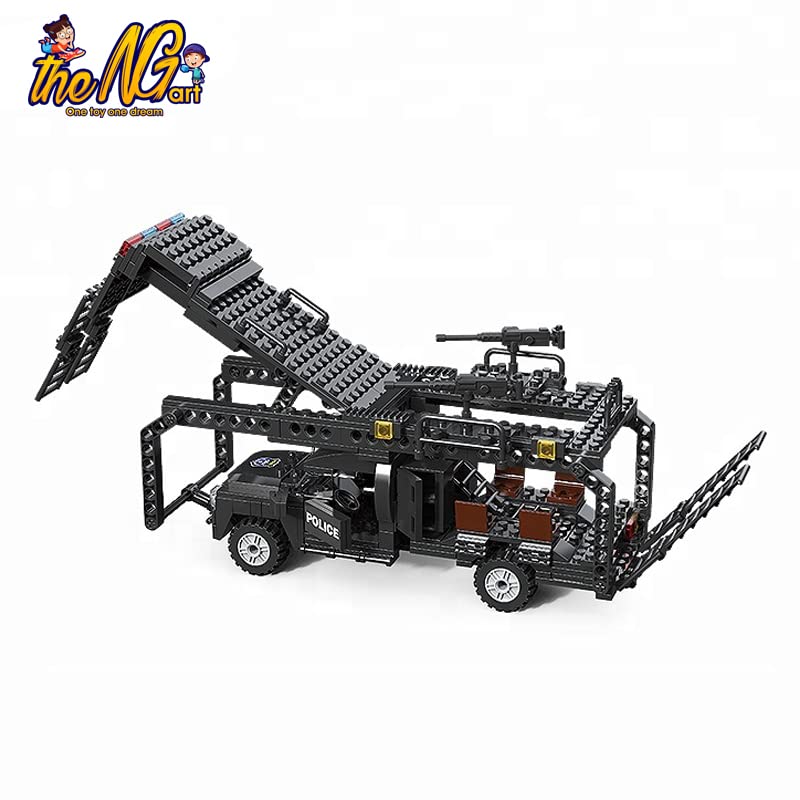 The Ng Art SWAT Police Car Educational Building Block Construction ...