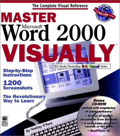 Buy Master Microsoft Word 2000 Visually (IDG's 3-D Visual Series) Book ...
