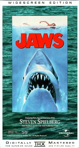Amazon.com: Jaws [VHS] : Roy Scheider, Robert Shaw, Richard Dreyfuss ...