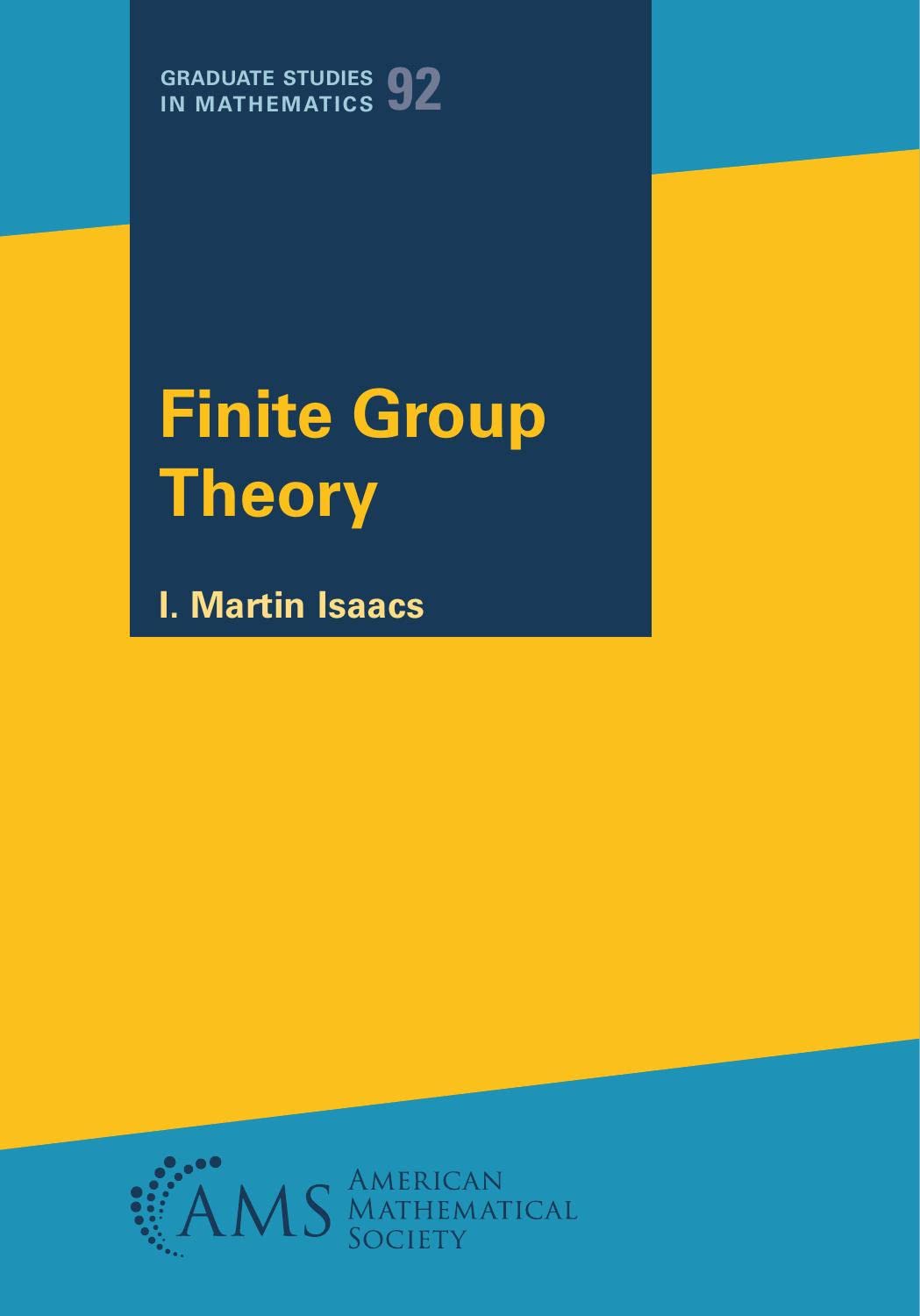 Amazon.com: Finite Group Theory (Graduate Studies in Mathematics, 92): 9781470471606: I. Martin ...