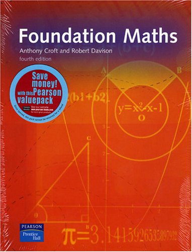 Foundation Maths Plus MyMathLab: Amazon.co.uk: Croft, Dr Anthony ...