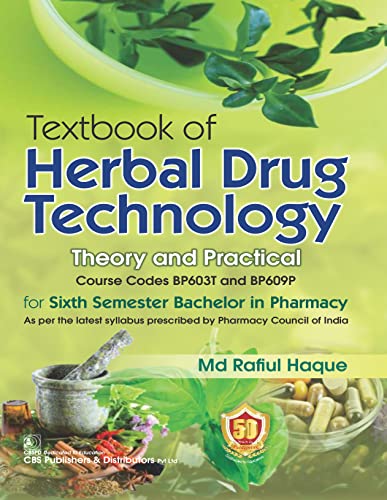 Textbook of Herbal Drug Technology Theory and Practical eBook : Haque ...