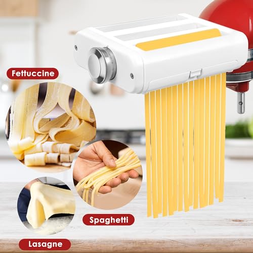 Snapklik.com : Pasta Maker Attachment 3 In 1 Set For KitchenAid Stand ...