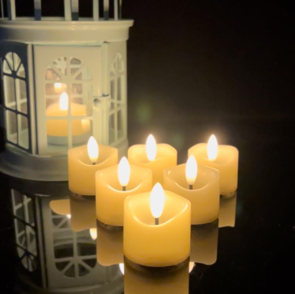 Amazon.com: Battery Operated Flameless Votive LED Little Candle ...