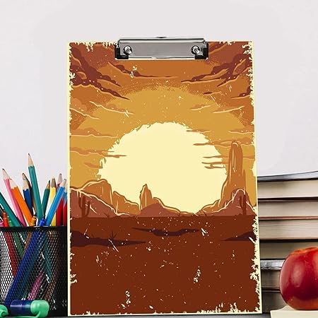 Sand Dunes Theme Exam Pads | 2 in 1 Clip Boards | Writing Pads with ...