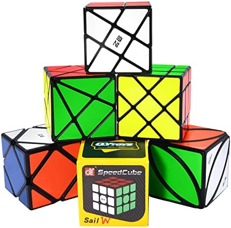 Amazon.com: Roxenda Speed Cubes, [6 Pack] Speed Cube Set - Skew Axis ...