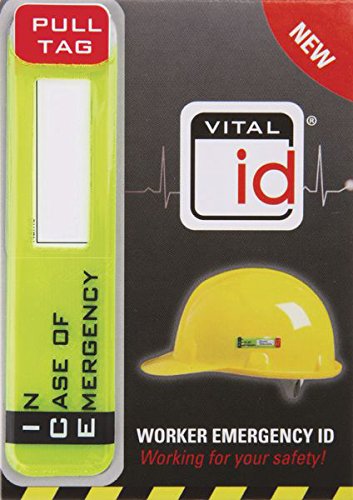 Schilder und Etiketten amzscf6sl2 Worker Notfall ID Tag mit Fenster bei ...