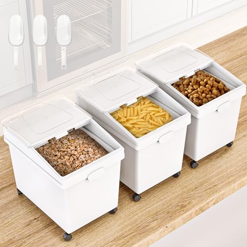 Snapklik.com : YITAHOME Ingredient Flour Storage Bin, Commercial 31.5 ...