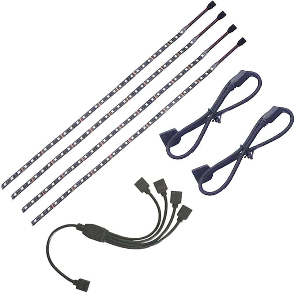Amazon.com: Speclux PC Addressable RGB LED Strip Lights Kit - Magnetic ...