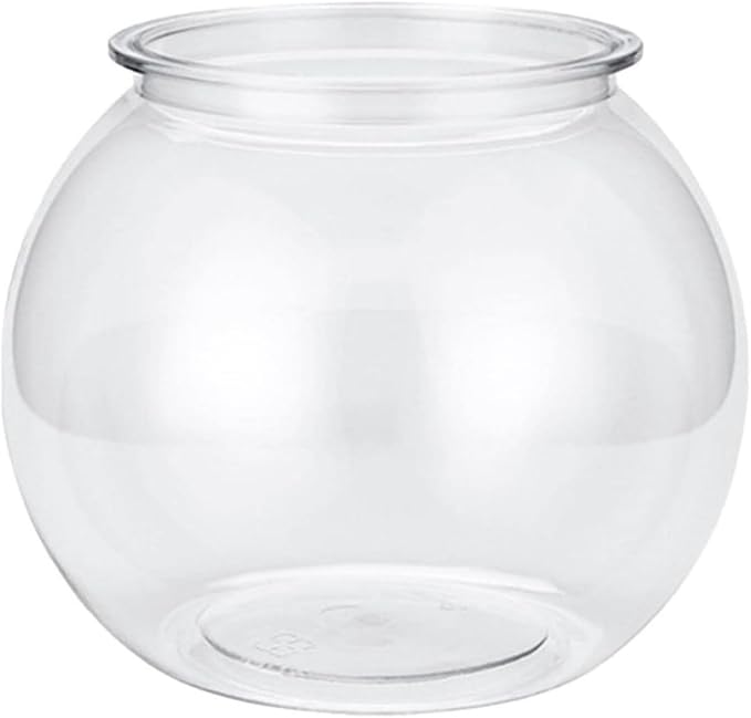 Goldfish Bowl Plastic Fish Bowls Clear Small Fish Tank Transparent ...