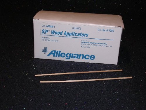 Amazon.com: Applicator, Wood splints, Non-sterile (1000 per Box ...