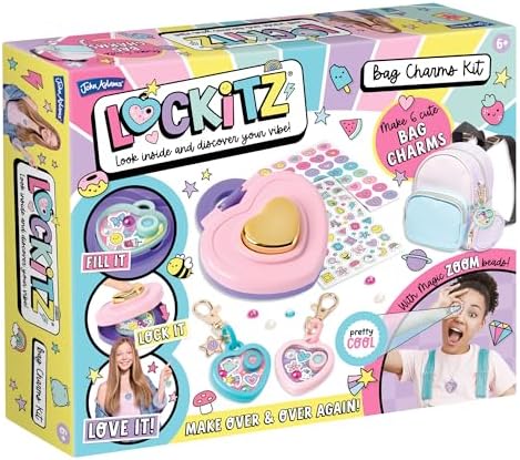 Lockitz John Adams Bag Charms Kit | Fashion Jewellery Maker | Create ...