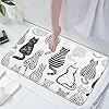 Amazon.com: Twyt decor Cat Imitation Cashmere Bathroom Mat Rug - Rubber ...