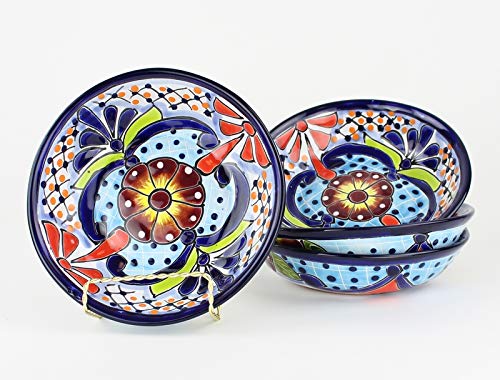 Talavera Dinnerware Set 16 piece, Mexican Style Dishware Set, Talavera ...