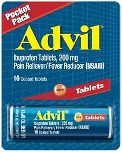 Advil Pocket Pack - 10 Tablets(Pack of 24) : Amazon.ca: Health ...