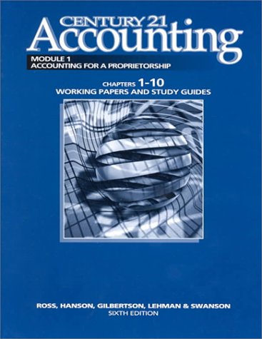 Amazon.com: Century 21 Accounting First Year Course: Module 1 Working ...