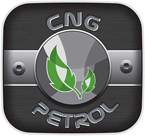 ISM366 CNG & Petrol Fuel LID Sticker for All Cars/Black, Pack of 1 ...