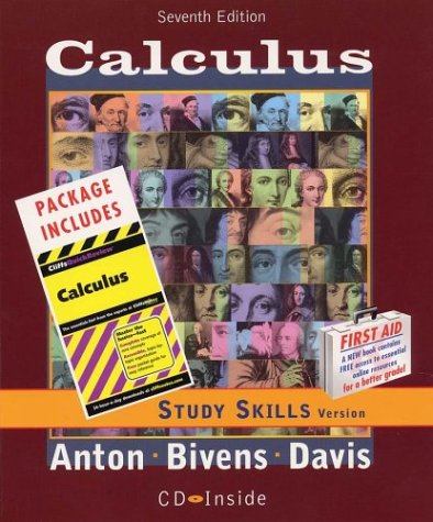 Calculus Late Transcendentals Full Study Skills Version Set: Anton ...