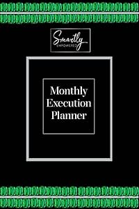 Amazon.com : Smartly Empowered Monthly Execution Planner, Black and ...
