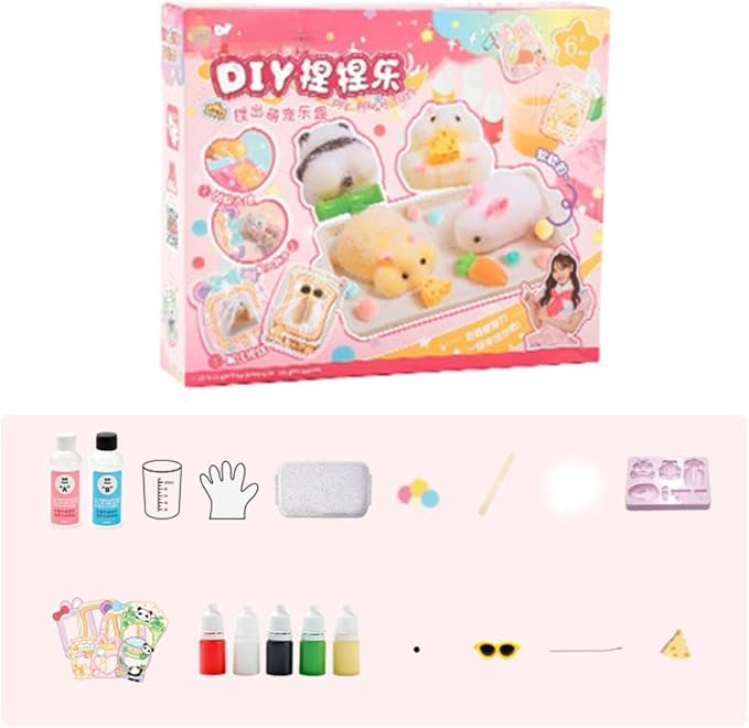 DIY Squeeze Toy Kit - Make Your Own Animal Mini Squeeze with Soft Molds ...