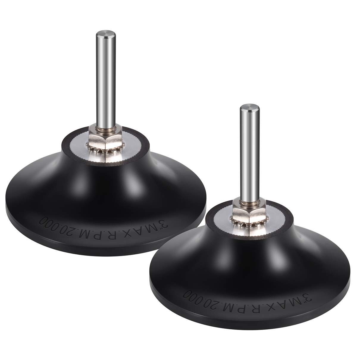 2-Pack 3″ Disc Pad Holder Shank for Roloc – for Polishing, Sanding ...