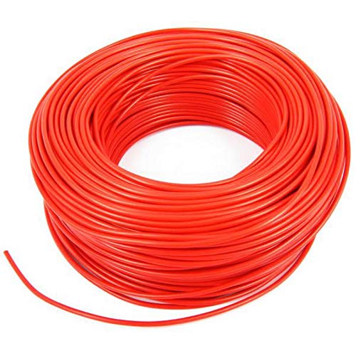 Ambit Electricals 6.0 Sq.mm PVC Electrical Wire (Red, 90m) 2 Pcs ...