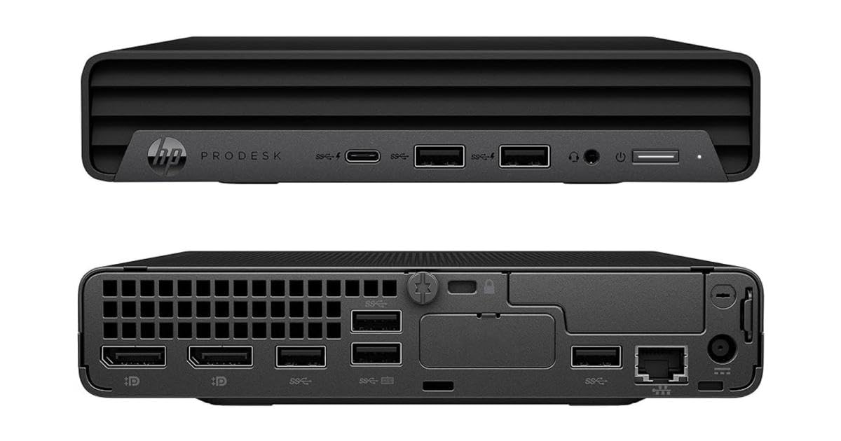 HP Pro Mini 400 G9 Desktop PC【第12世代Core i7 12700T/メモリ16GB/新品SSD1TB(M.2 ...
