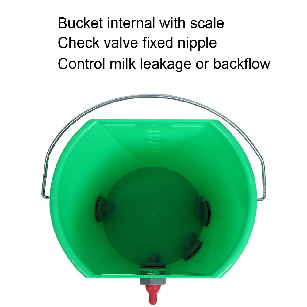 Snapklik.com : EVTSCAN 8L Calf Feeder Bucket,Plastic Milk Feed Bucket ...