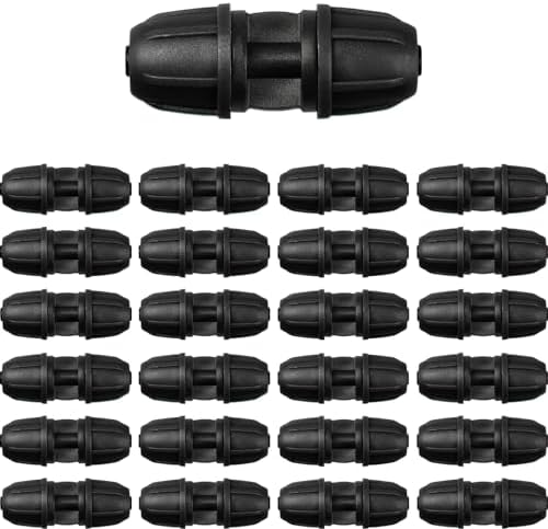 Amazon.com : JAYEE 1/4 Inch Drip Irrigation Fittings Single Barbed ...