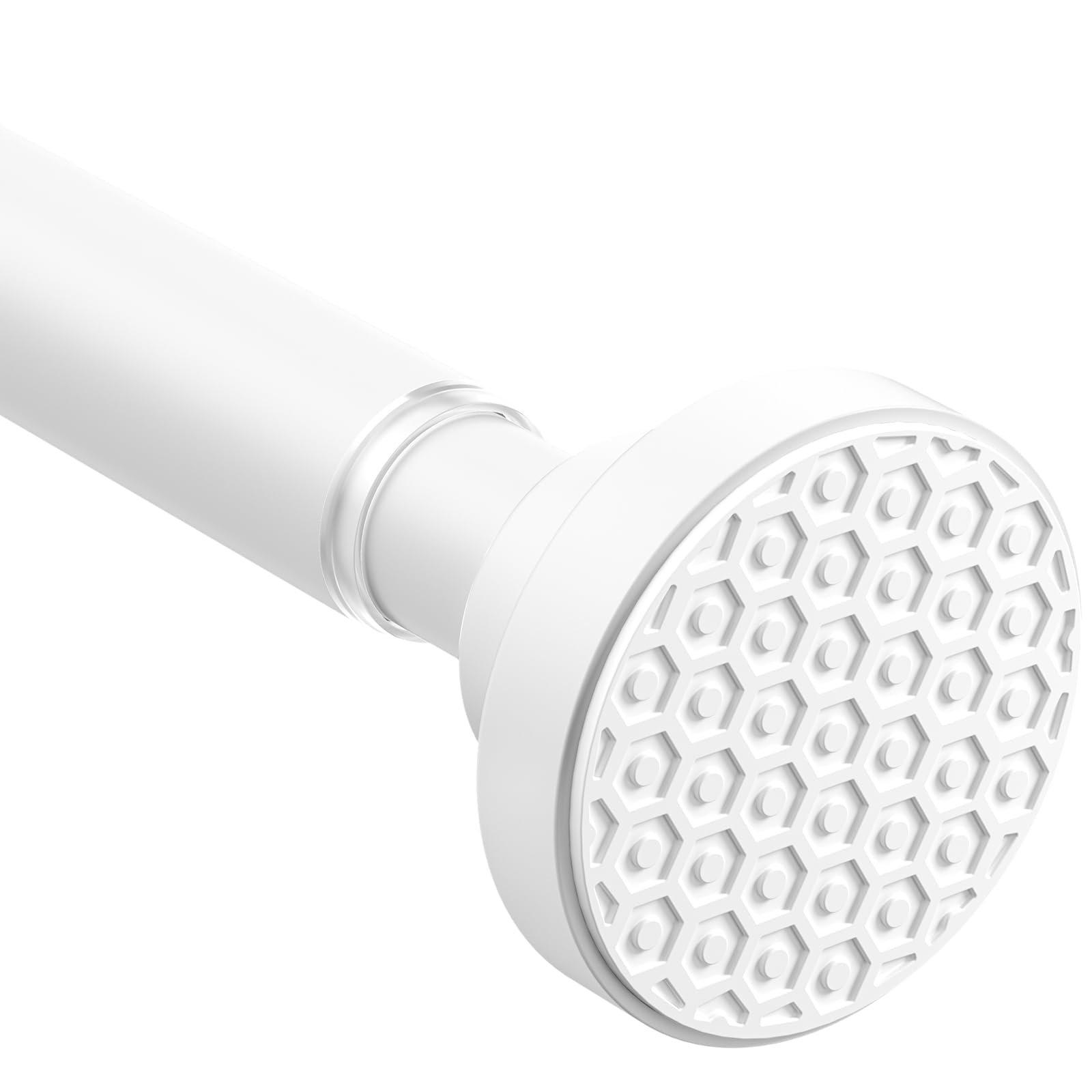 Snapklik.com : White Tension Curtain Rod For Windows 43 To 73 Inch ...