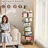 Cidaziya 7 Tier Rotating Bookshelf, 360° Display Spinning Bookcase ...