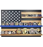 Amazon.com: AtSKnSK Red 6 Rows Military Challenge Coin Display Stand ...