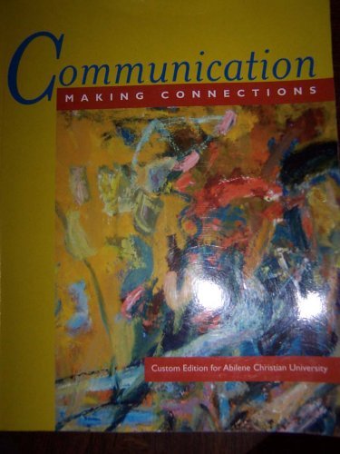 Communication: Making Connections: 9780205329540: Communication Books ...
