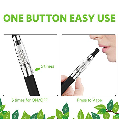 IMECIG® 2 Pack Ego CE4 E Cigarette Starter Kit, USB Charge 1100mAh ...