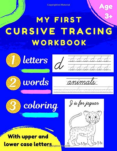Buy My First Cursive Tracing Workbook: Learning Cursive Handwriting ...