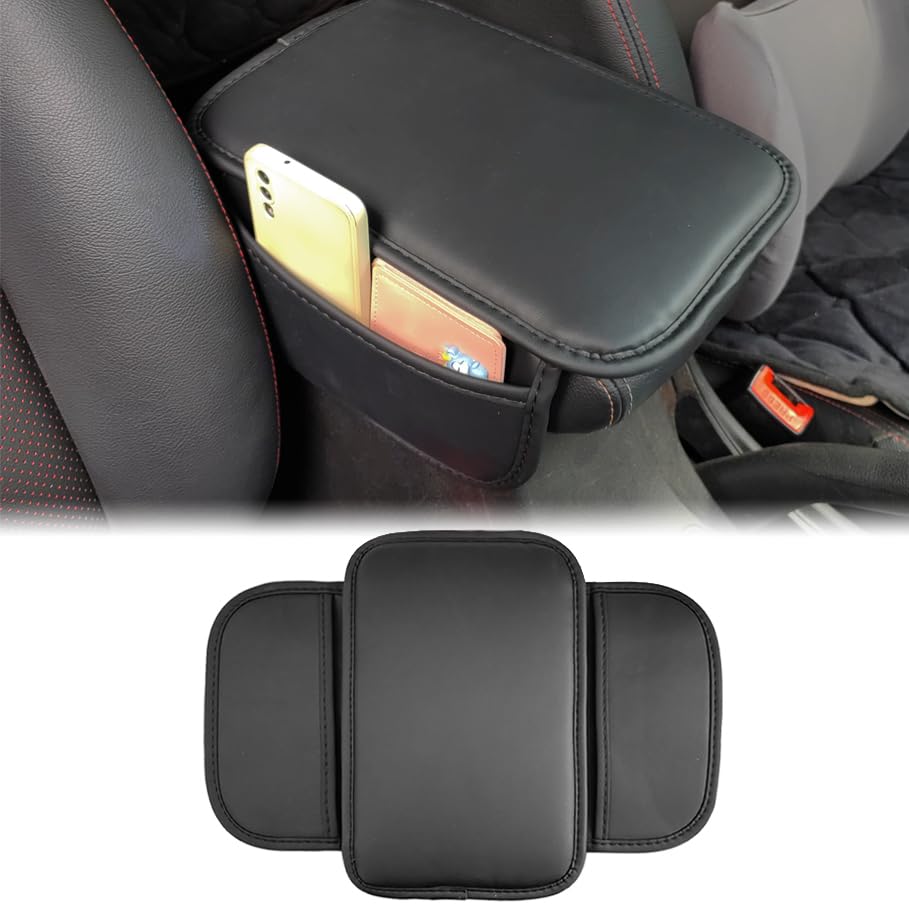 Amazon.com: Car Center Console Cover, Leather Center Console Protector ...