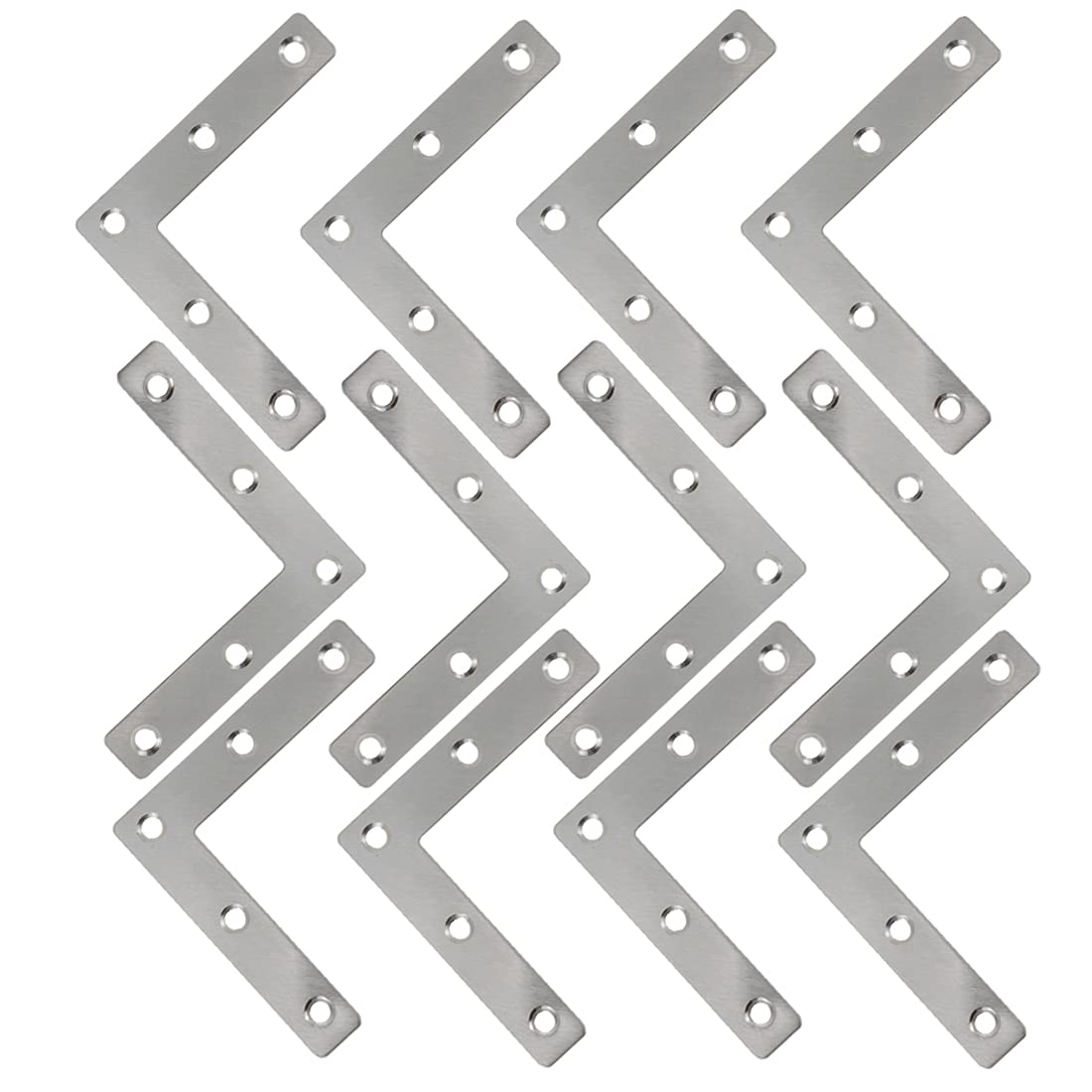 Flat Metal L Shaped Brackets