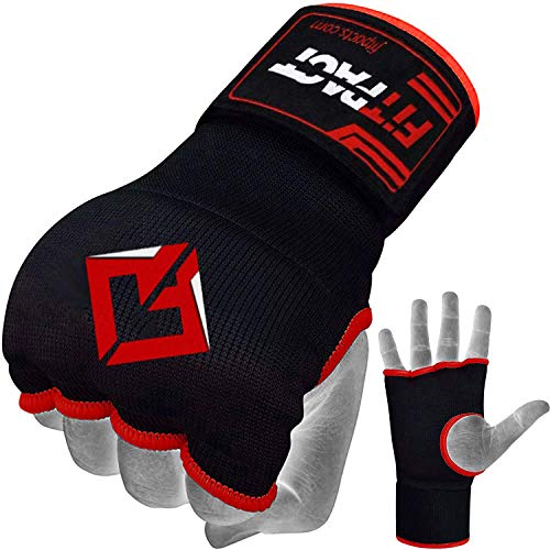 FITPACT Boxing Inner Gloves Inner Mitts Knuckle Guards Muay Thai Padded ...