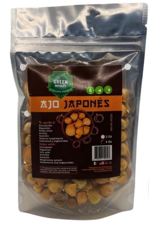 Amazon.com : AJO Japonés (Japanese Garlic) 100% Natural 3 oz resealable ...