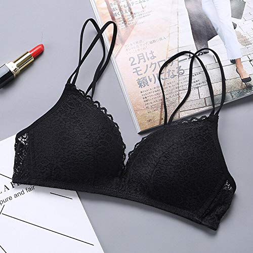 Buy Seamless Bra Soft Bralette Lingerie Wire Free Bras Lace Small ...