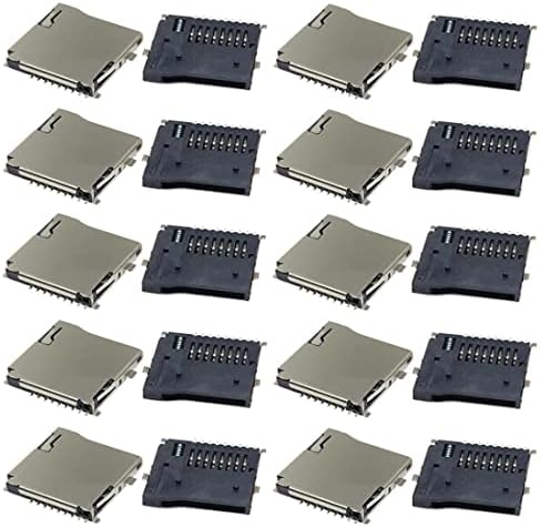 Amazon.com: 20Pcs Spring Loaded Push/Push Micro SD Transflash Memory ...